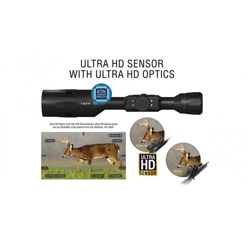 ATN X-Sight 4K Pro Edition 3-14x Smart HD Day/Night Riflescope