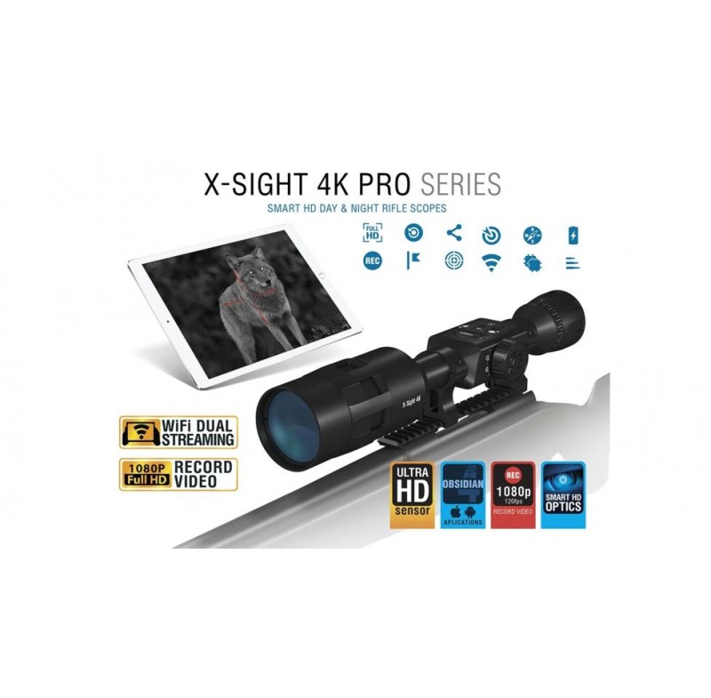 ATN X-Sight 4K Pro Edition 3-14x Smart HD Day/Night Riflescope