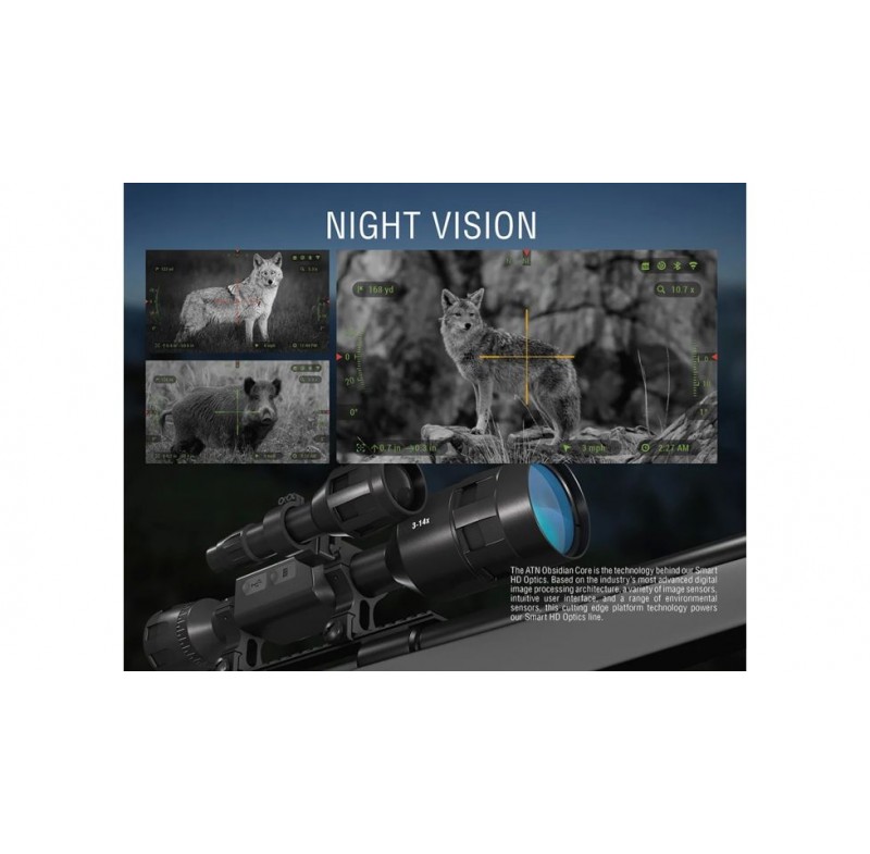 ATN X-Sight 4K Pro Edition 3-14x Smart HD Day/Night Riflescope