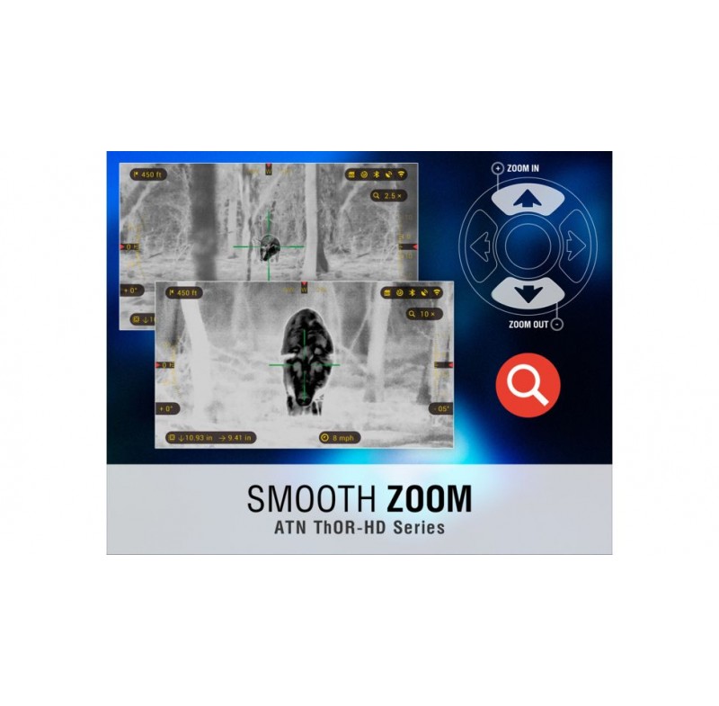 ATN ThOR-HD, 640x480 Sensor, 1.5-15x Thermal Smart HD Rifle Scope